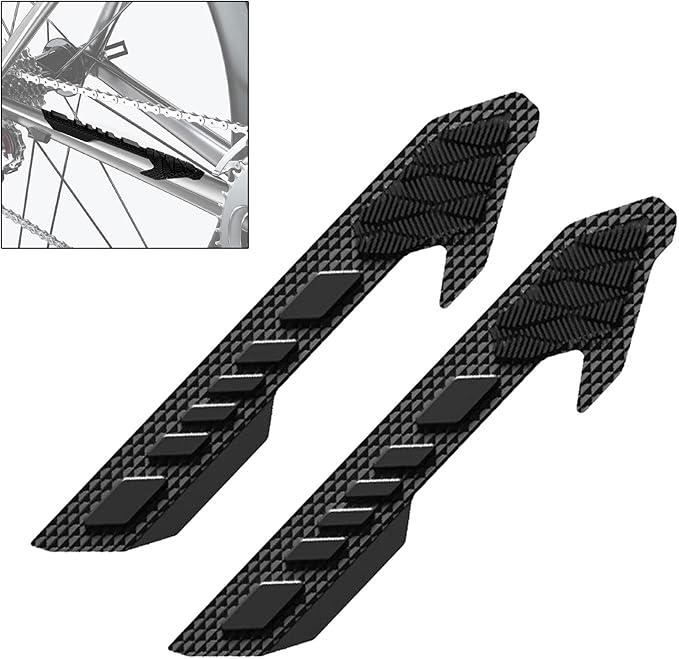 2PCS Bike Chainstay Protector, MTB Silicone Chain Stay Frame Guard ...