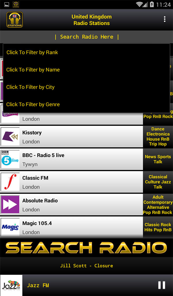 British UK Radio Station - App on the Amazon Appstore