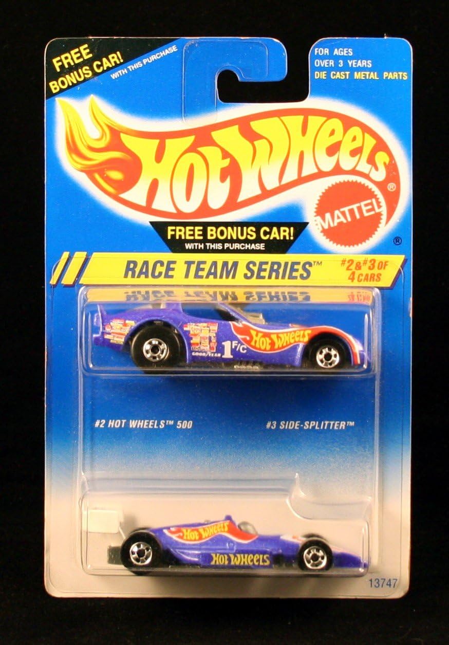 HOT WHEELS 500 (#2 of 4) & SIDE-SPLITTER (#3 of 4) * RACE TEAM SERIES ...