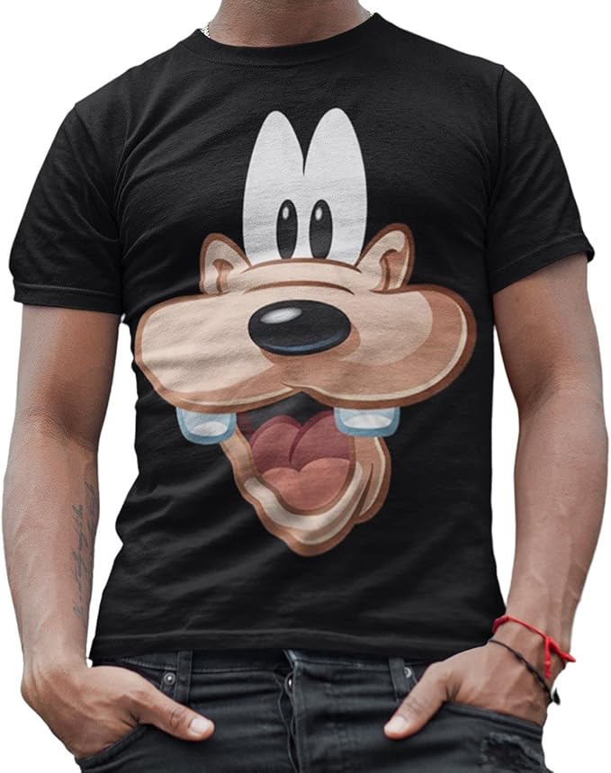 Amazon.com: Disney Goofy Face Gift for Women Adult Graphic Tshirt T ...
