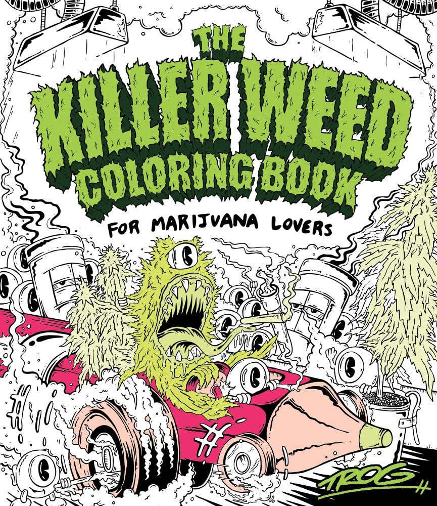 Amazon.com: The Killer Weed Coloring Book: For Marijuana Lovers ...