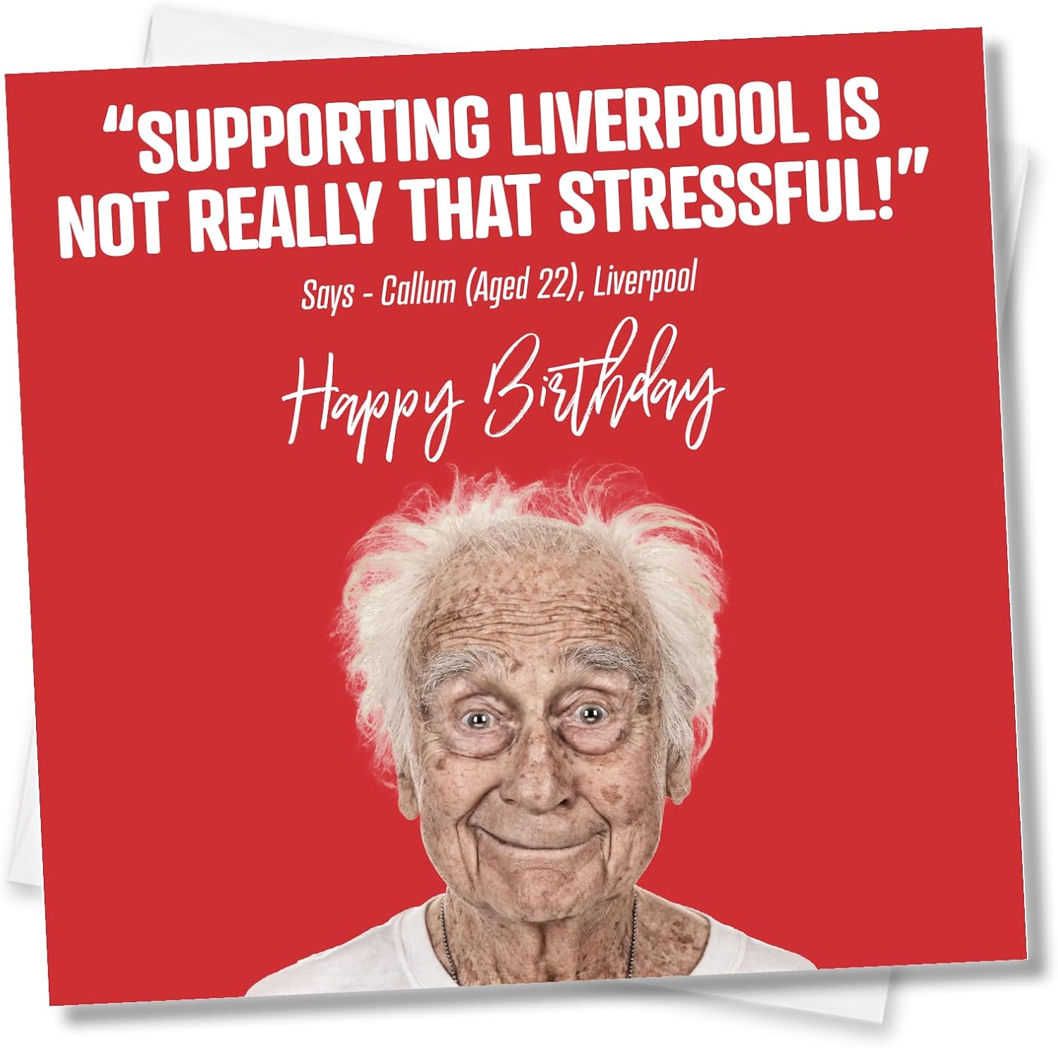 Punkcards - Liverpool Birthday Card, Funny Football Birthday Card ...