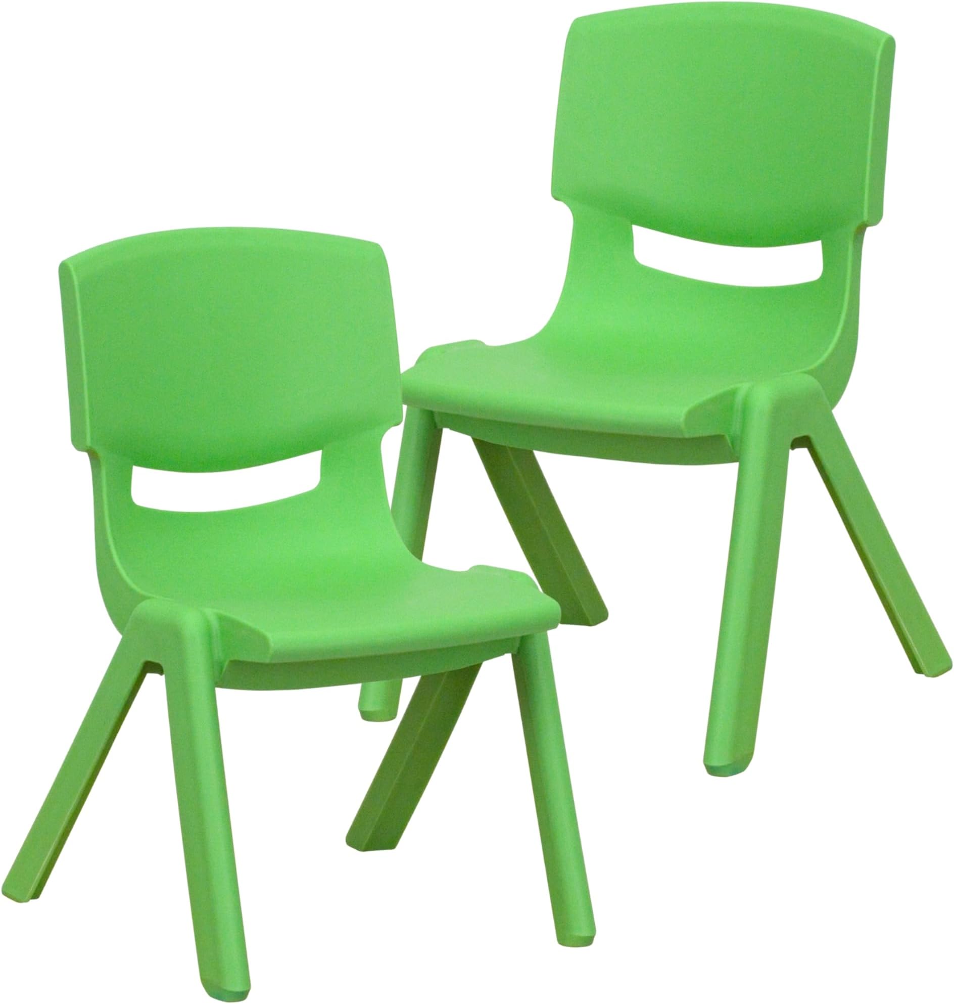 Amazon.com: Purpeak 12 Pcs Plastic School Stack Chair, 10 Inch School ...