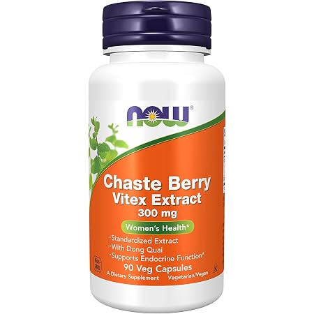 Amazon.com: NOW Supplements, Chaste Berry Vitex Extract 300 mg with ...