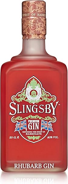 Slingsby Rhubarb Gin - 50cl Bottle - 40% ABV - Award Winning Flavoured ...