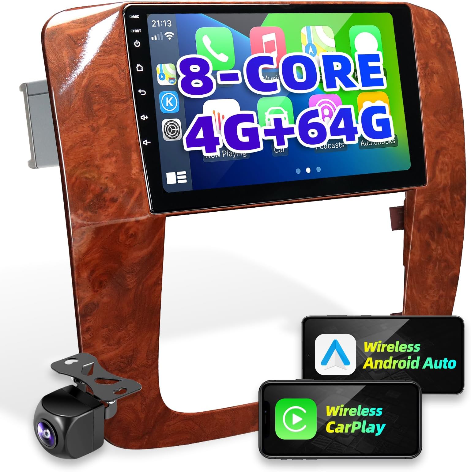 Amazon.com: Crownyu Android Radio for Silverado Tahoe Suburban GMC ...