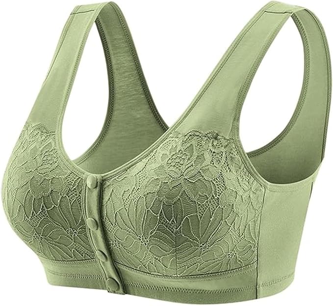 Posy Bra for Seniors Front Closure No Underwire Seamless Fall Comfy ...