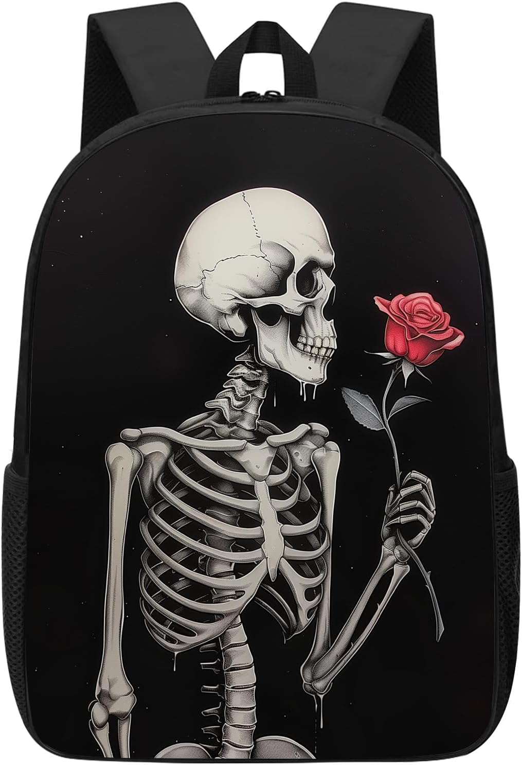 Amazon.com | DOINBEE Goth Skull Backpack, Funny Halloween Skeleton ...