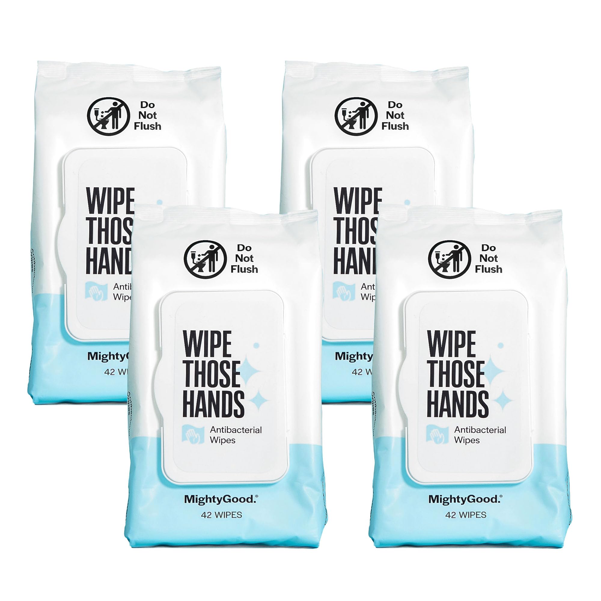 Amazon.com: MightyGood. Wipe Those Hands 168 Count Alcohol Free Wipes ...