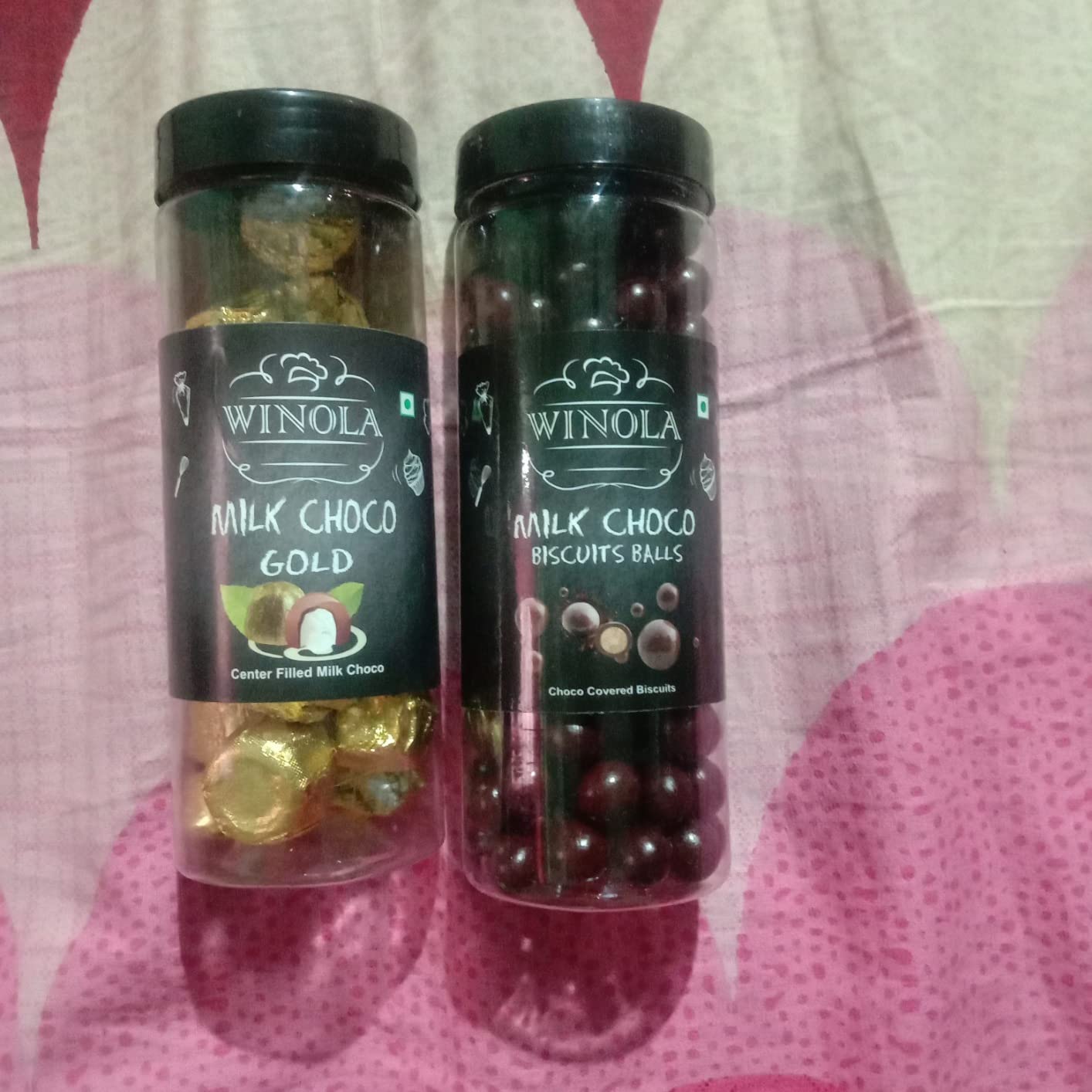 Winola Chocolate Gift Pack | Combo Of Choco Biscuit Balls, Milk Choco ...