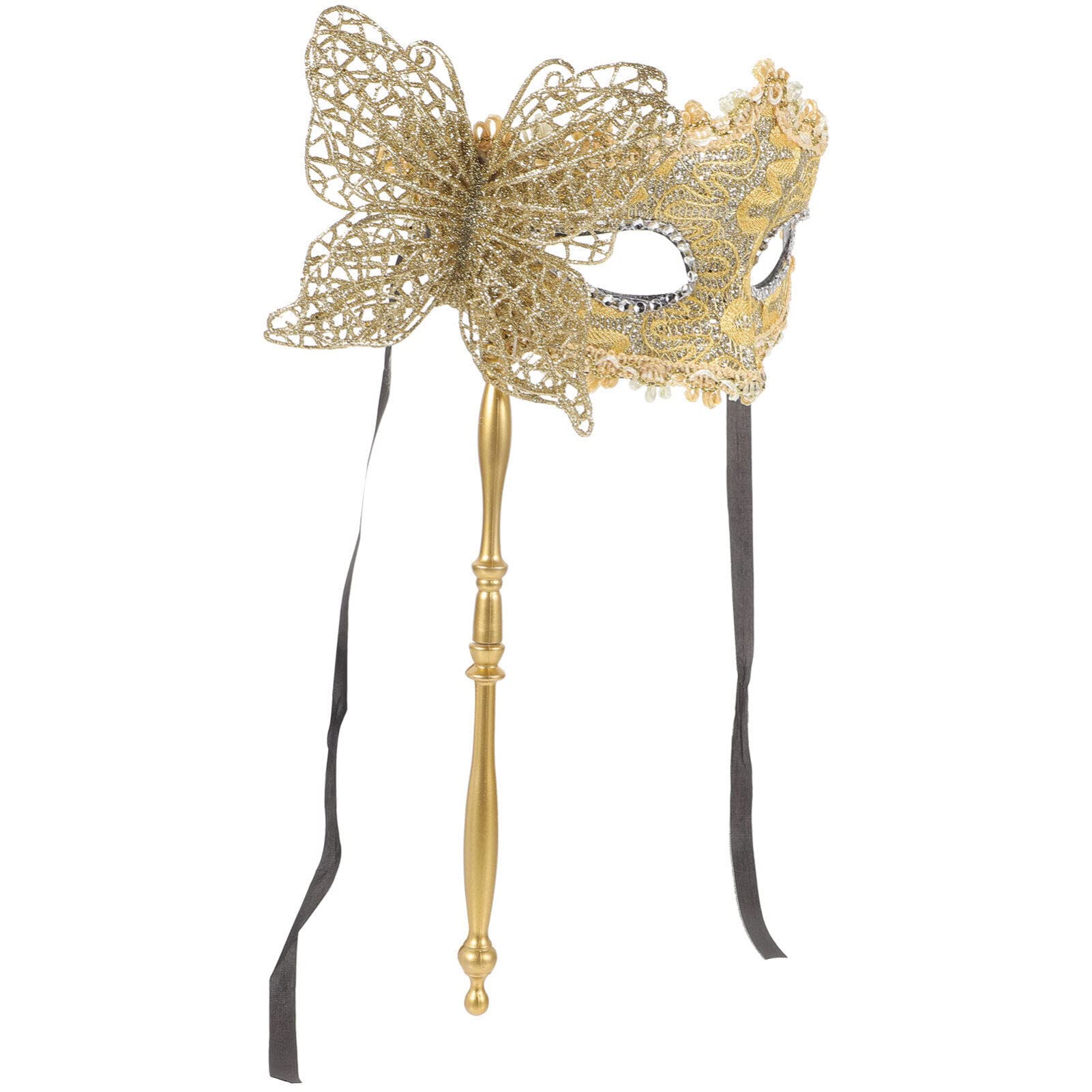 SHINEOFI Handheld Masquerade Masks Venetian Masks Masquerade with Stick ...