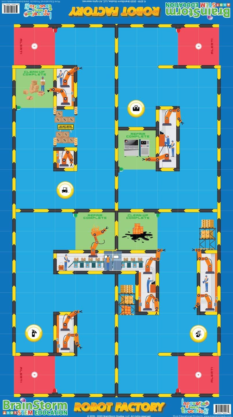 Amazon.com: BrainStorm STEM Education Robotics Activity Mat: Robot ...