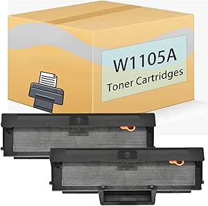 Amazon.com: 105A W1105A Toner Cartridge (with Chip) Replacement for HP 105A W1105A Toner ...