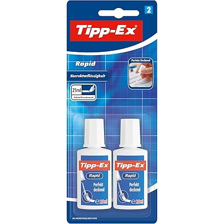 Tipp-Ex Rapid Correction Fluid - 20 ml, Box of 2 : Amazon.co.uk ...