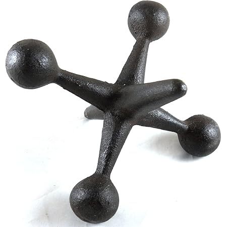 Amazon.com: Creative Co-Op CG4322 Retro Decorative Cast Iron Jack, Rust ...