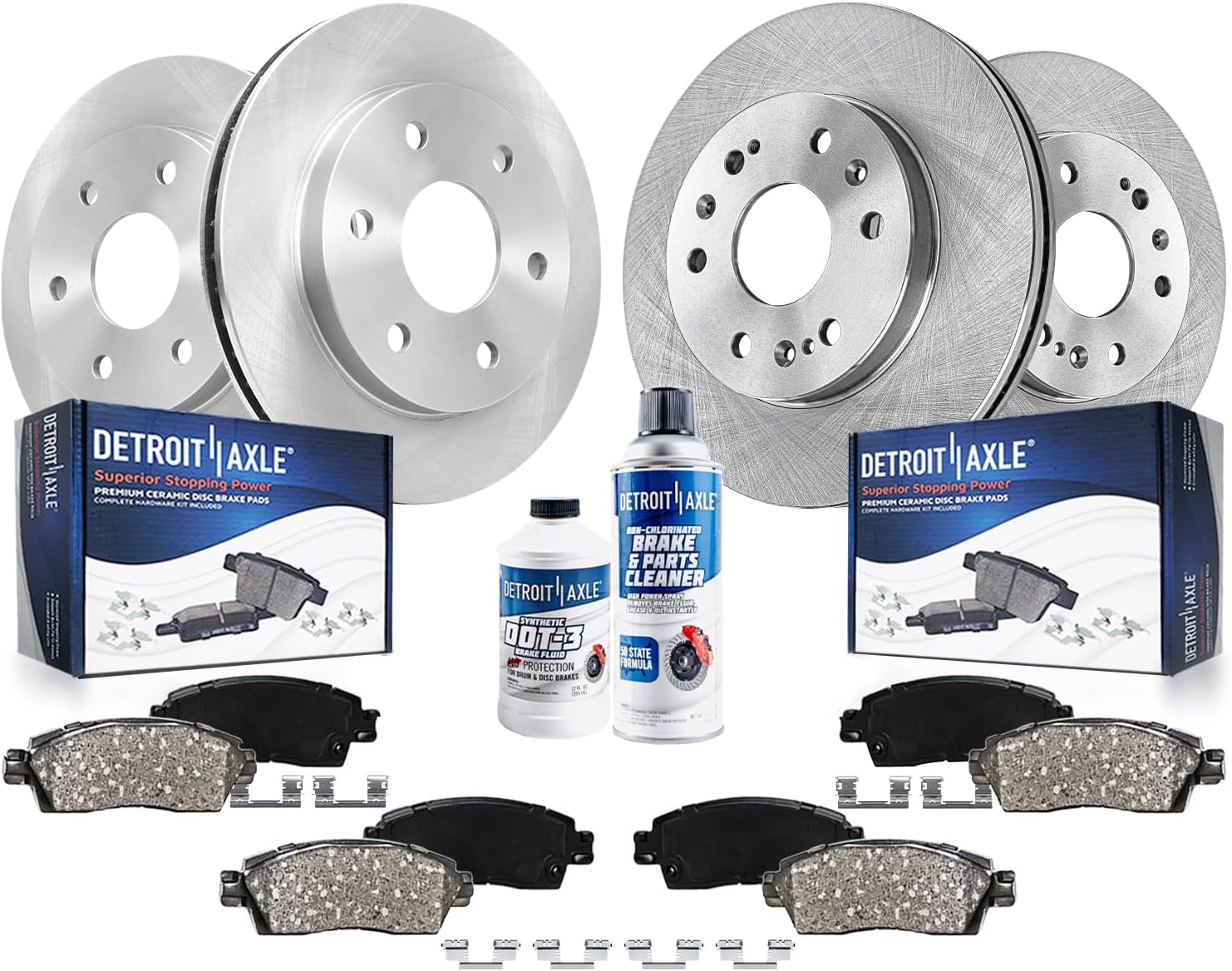 Amazon.com: Detroit Axle - Brake Kit for Chevy GMC Silverado Sierra Yukon XL Suburban 1500 Tahoe ...