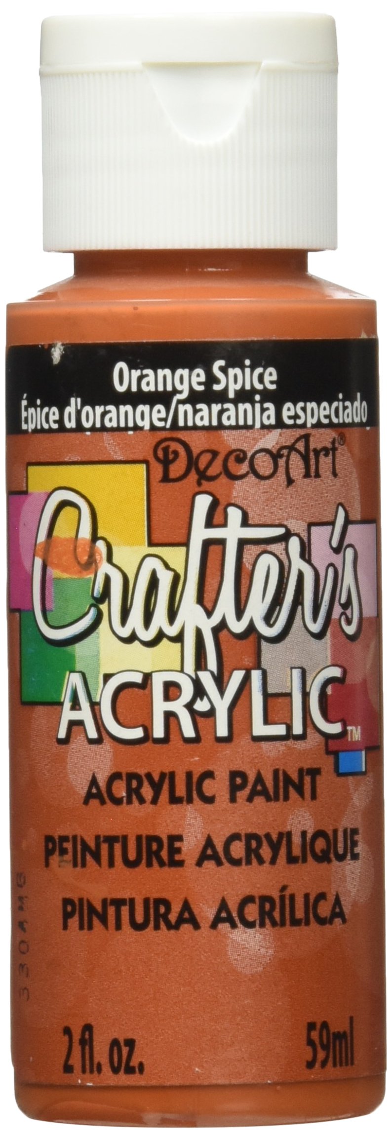 Amazon.com: DecoArt Crafter's Acrylic Paint, 2-Ounce, Orange Spice