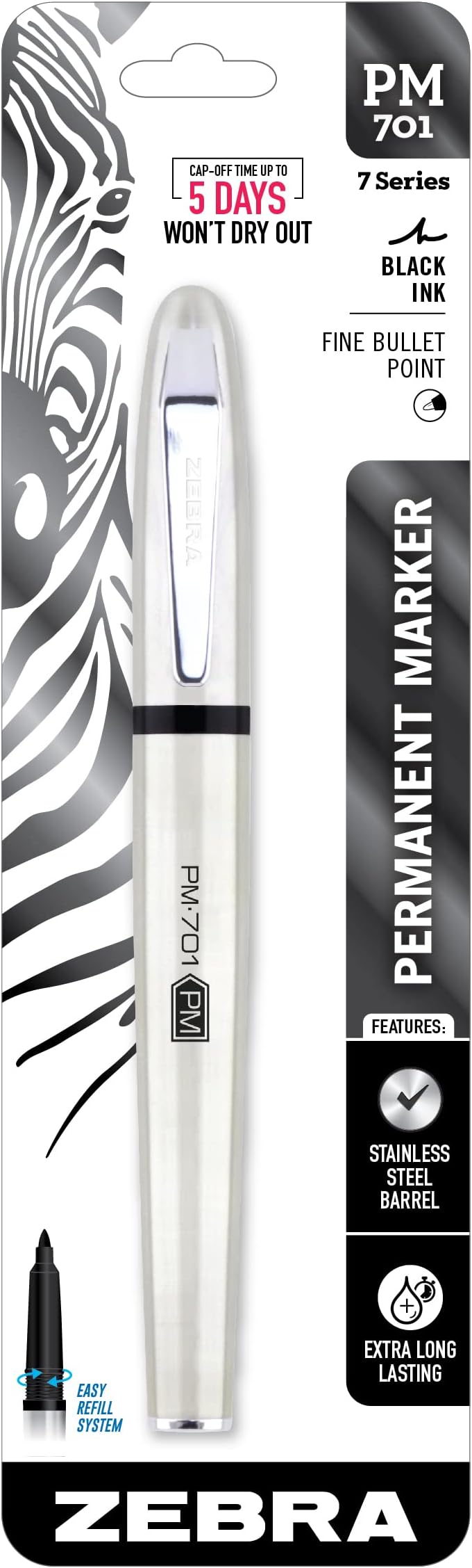 Amazon.com : SHARPIE Permanent Markers with Stainless Steel Marker Case ...