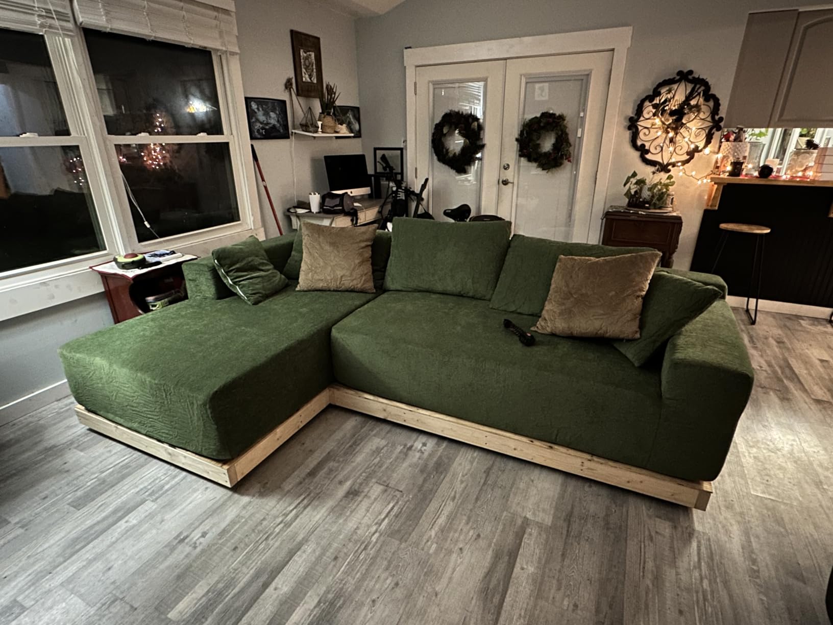 $22/mo - Finance L-Shape Comfy Sofa with Back Support Cushion ...