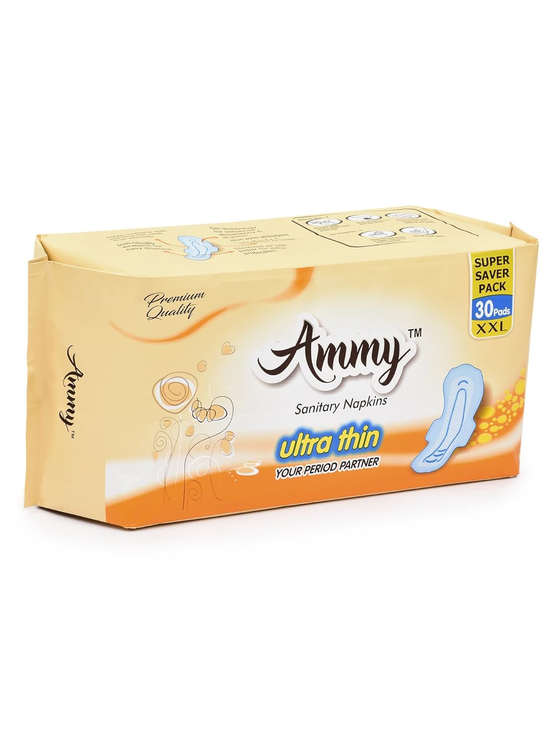 Buy Ammy Set od 30 Pads Ultra Thin XXl Sanitary Pads Online at Low ...