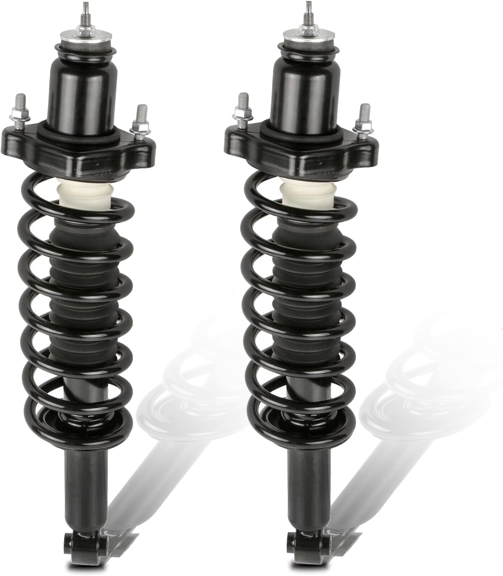 Amazon.com: Autoround 172401 Pair Rear Complete Strut & Coil Spring ...