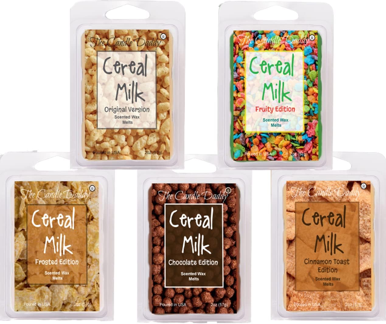 Amazon.com: The Candle Daddy Cereal Milk 5 Pack - Volume 2-5 Amazing ...