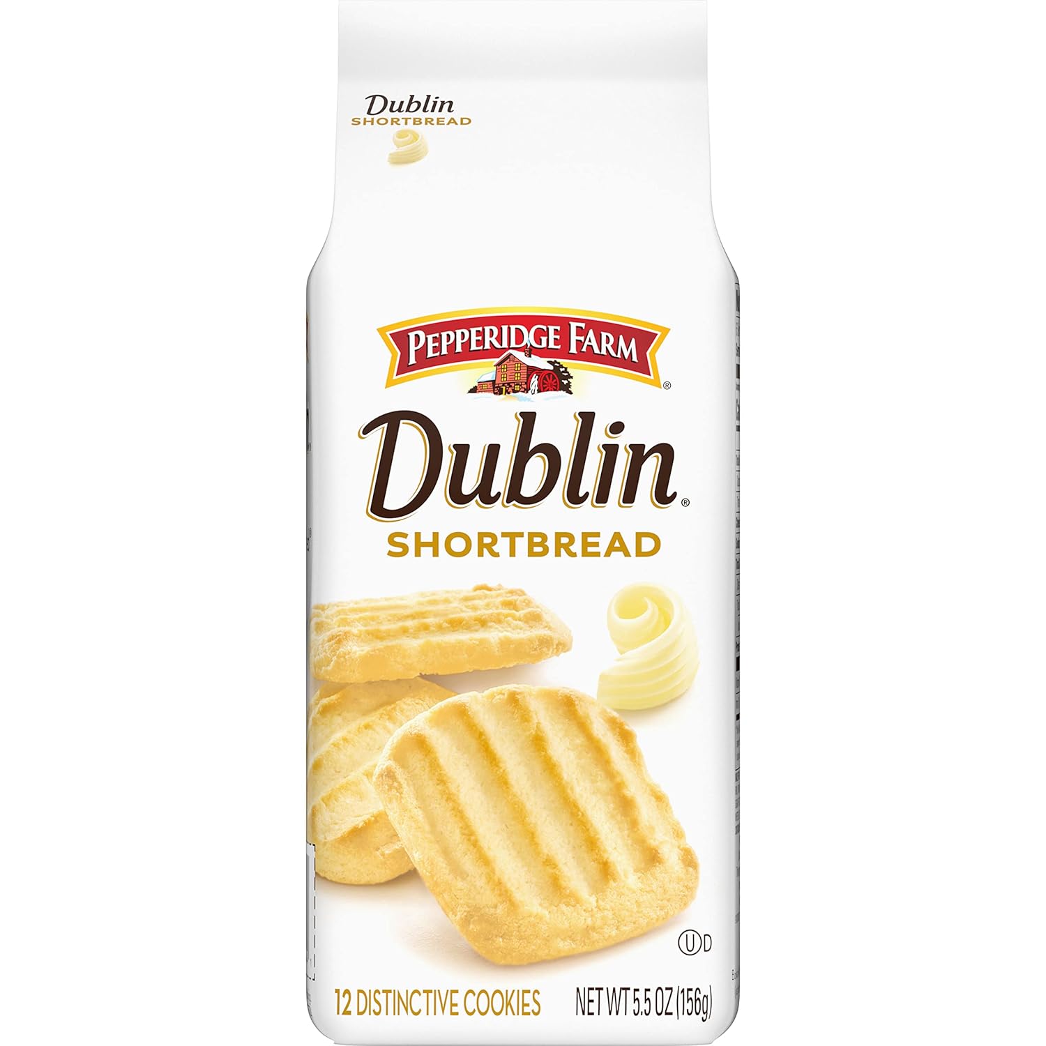 Amazon.com: Pepperidge Farm Dublin Shortbread Cookies, 5.5 Oz Bag ...