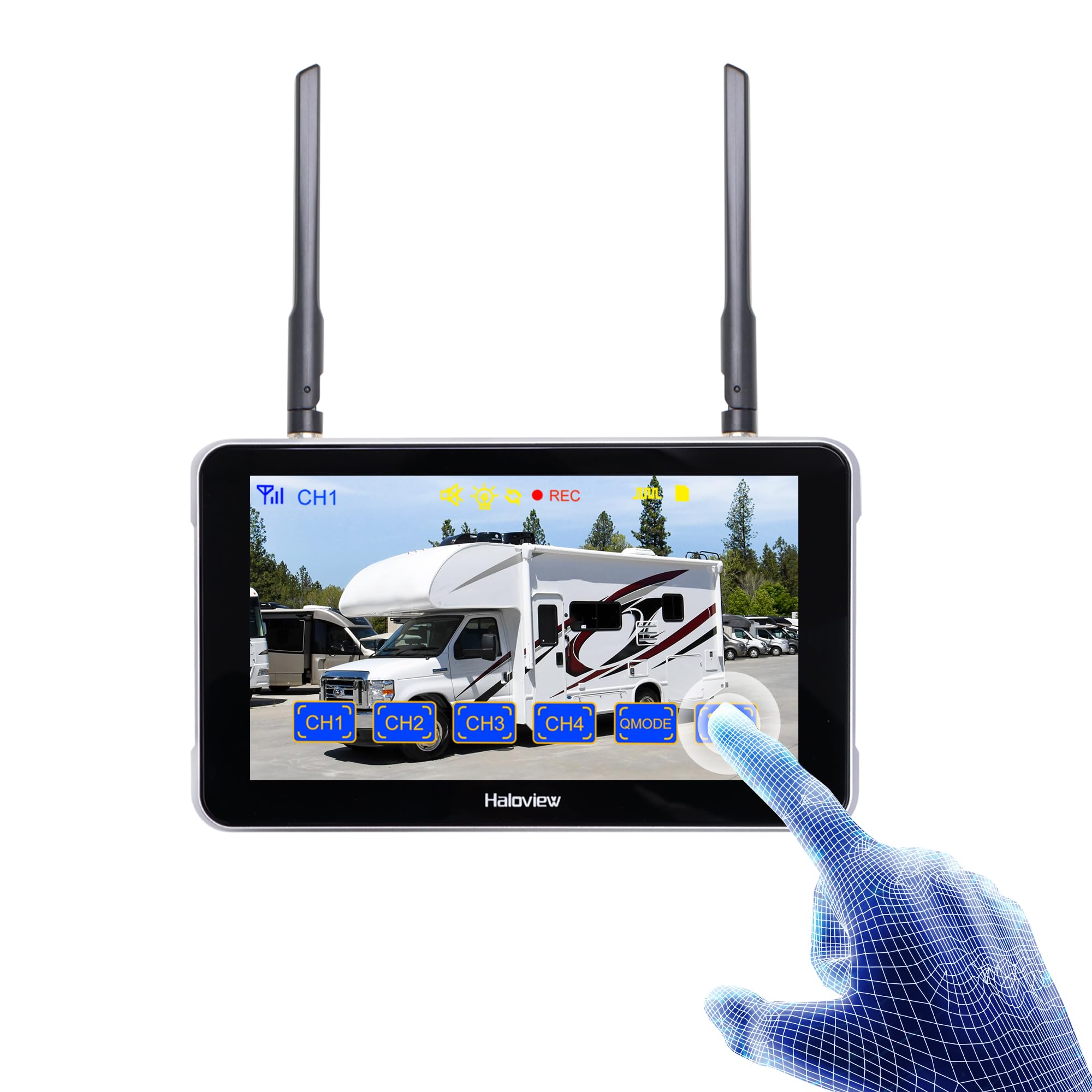 Amazon.com: Haloview Byte Tango BT-M6T Wireless 1080P 5.5" Touch ...