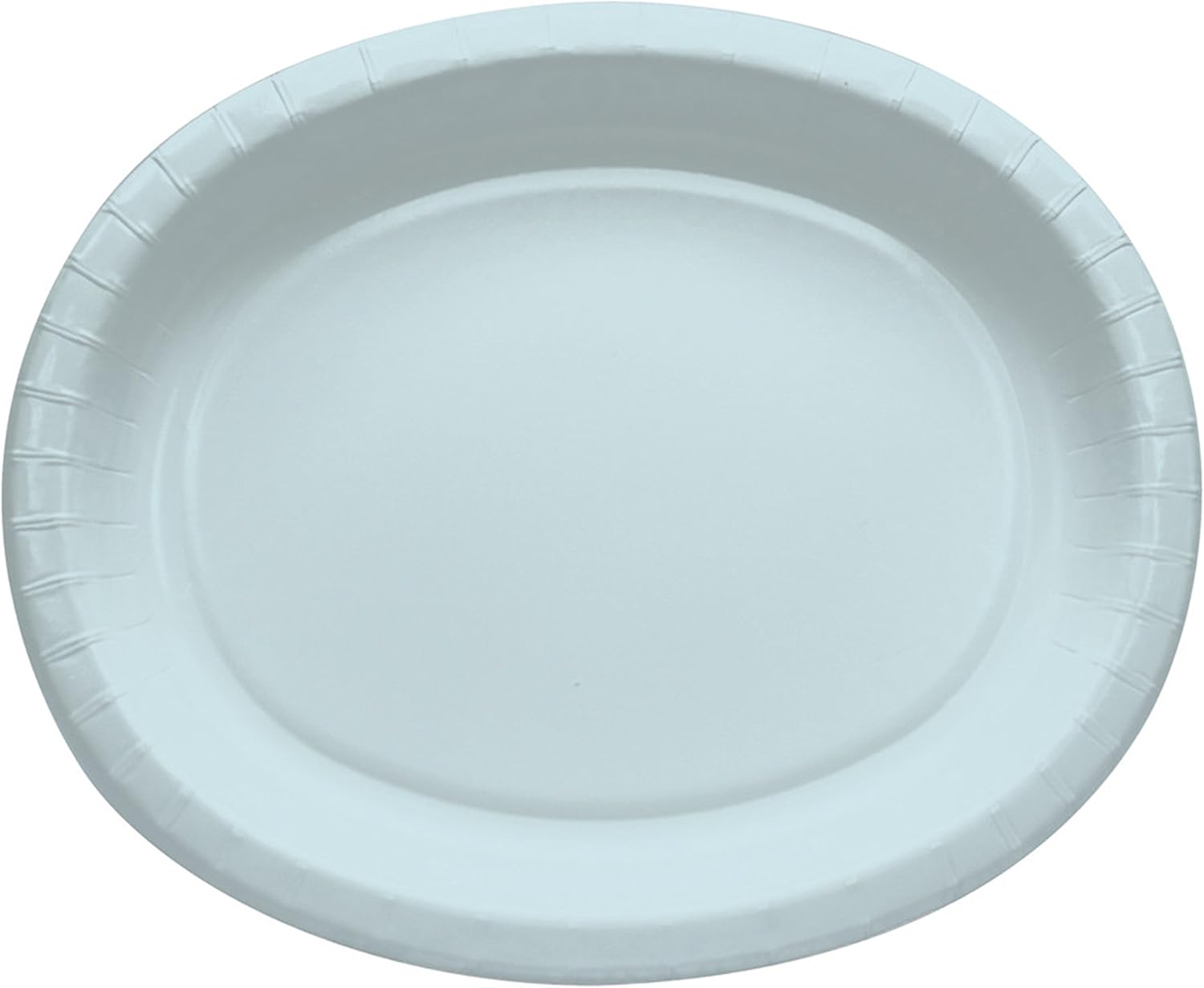 Amazon.com | Creative Converting Pastel Blue Oval Paper Plates, 24 ct ...