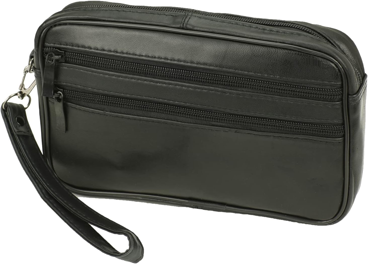 Herren Handgelenktasche Handtasche Tasche Echt Leder Geld Bag ...