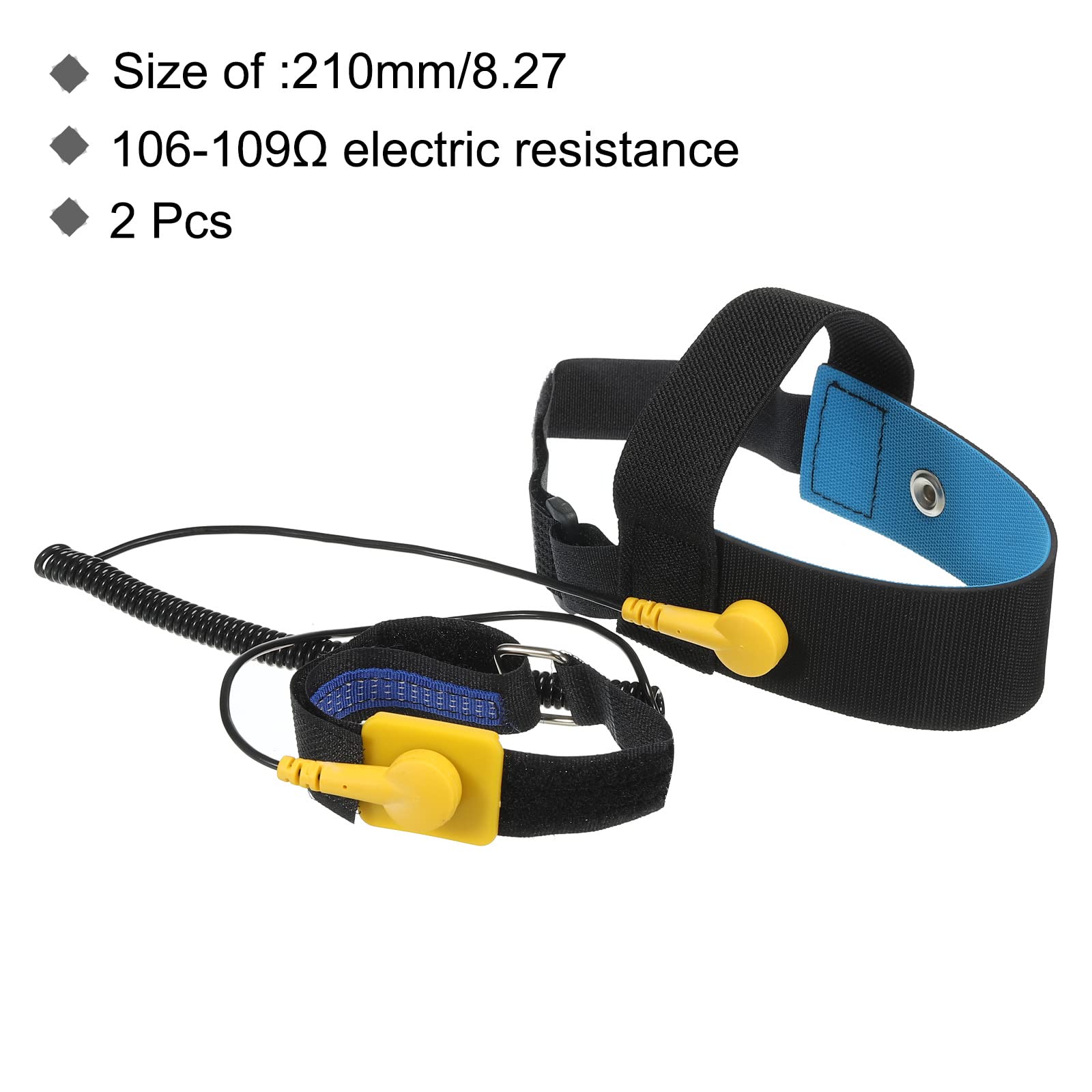 Electronics Safety Meccanixity Esd Anti Static Foot Straps 10 Pack