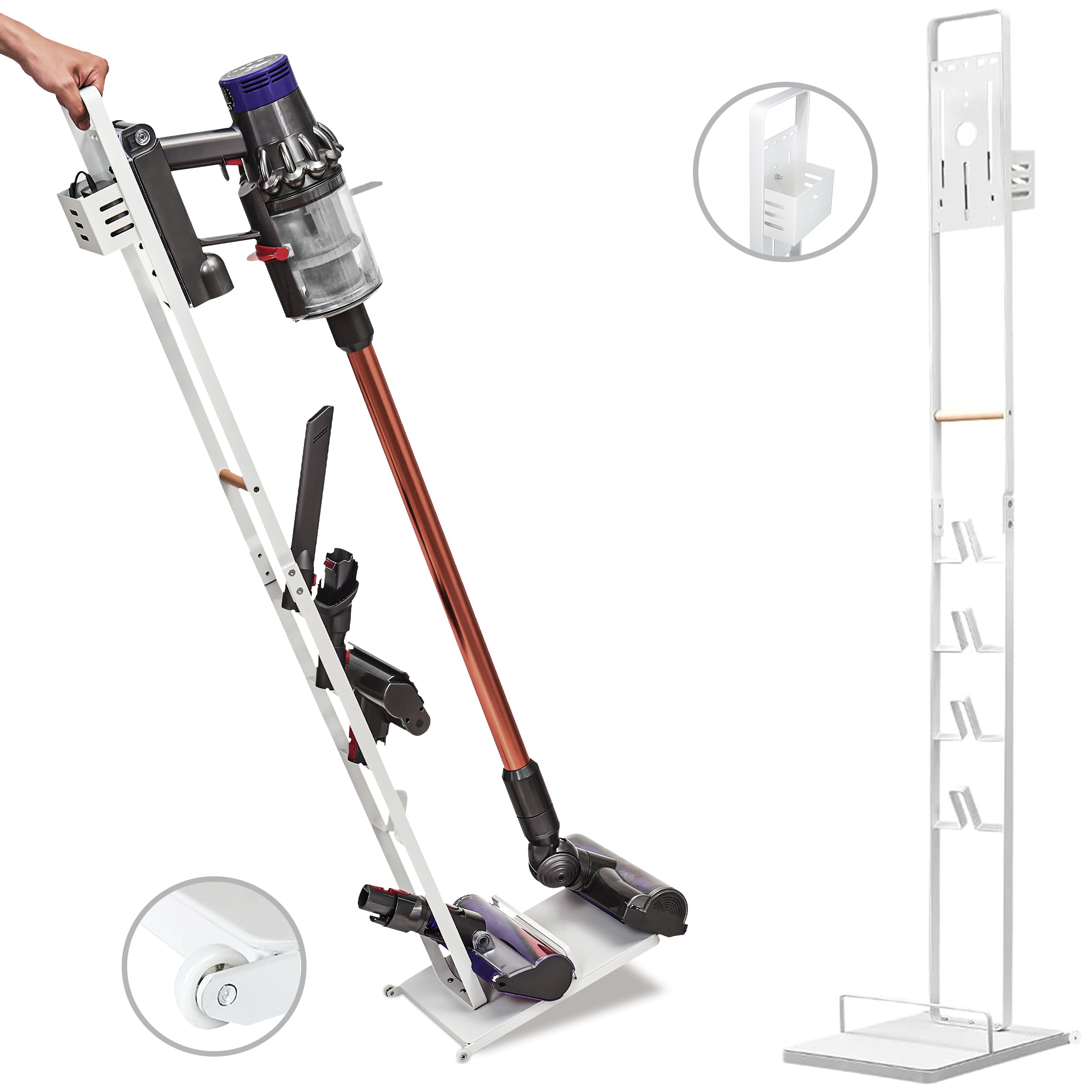 BRIAN & DANY Vacuum Storage Stand, Metal Holder for Dyson V15 V12 V11 ...
