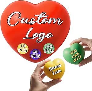 Amazon.com: 10/50/100PCS Custom Stress Balls Bulk Personalized Stress ...