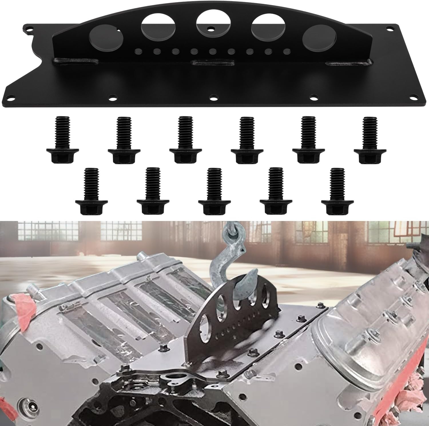 Amazon.com: LOSTAR LSX LS Heavy Duty Engine Lift Plate For LS1 LS2 LS3 ...