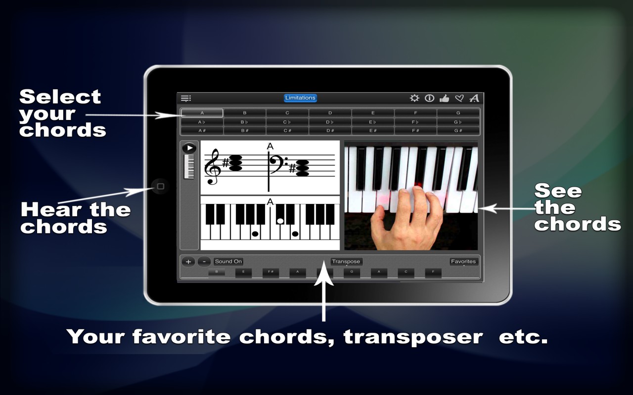 Piano Chords lite - App on Amazon Appstore