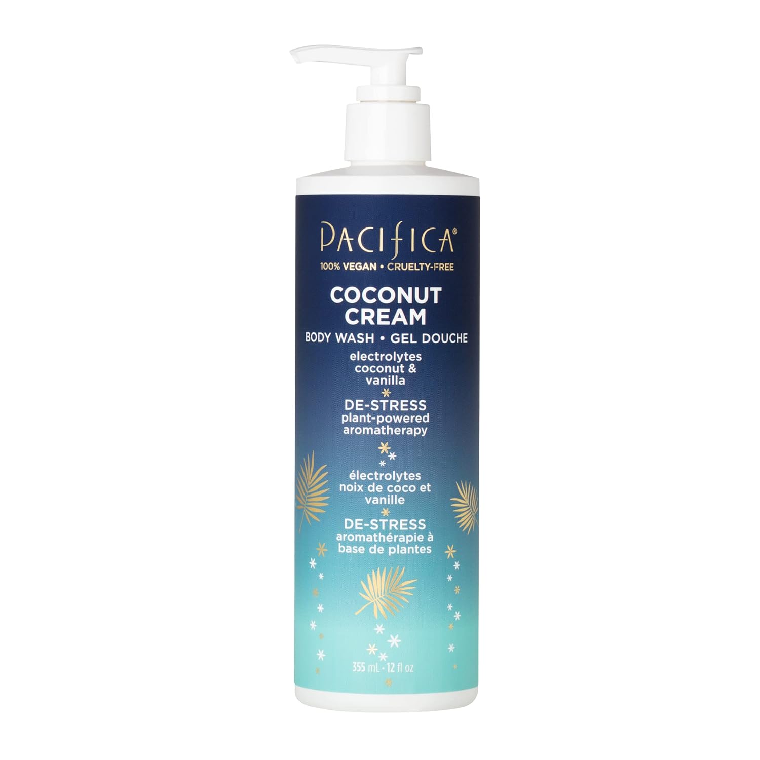 Amazon.com : Pacifica Coconut Cream Body Wash w/Pump, Bath & Shower Gel ...
