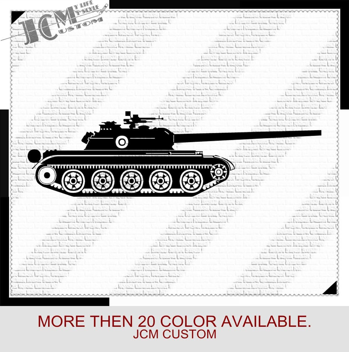 Amazon.com: Military Tank - Vinyl Decal Sticker / 22" X 6.4" (02 Black ...