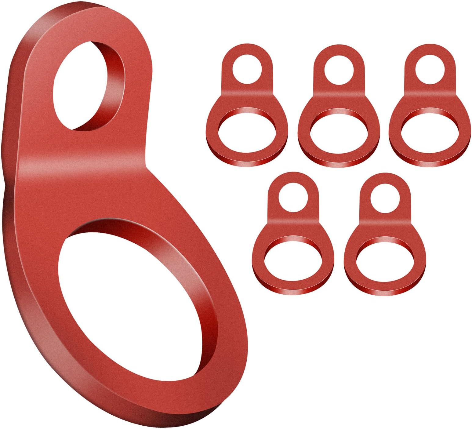 Amazon.com: Large Tie Down Strap Rings 6 Pcs Tie-Down Anchors Hooks ...