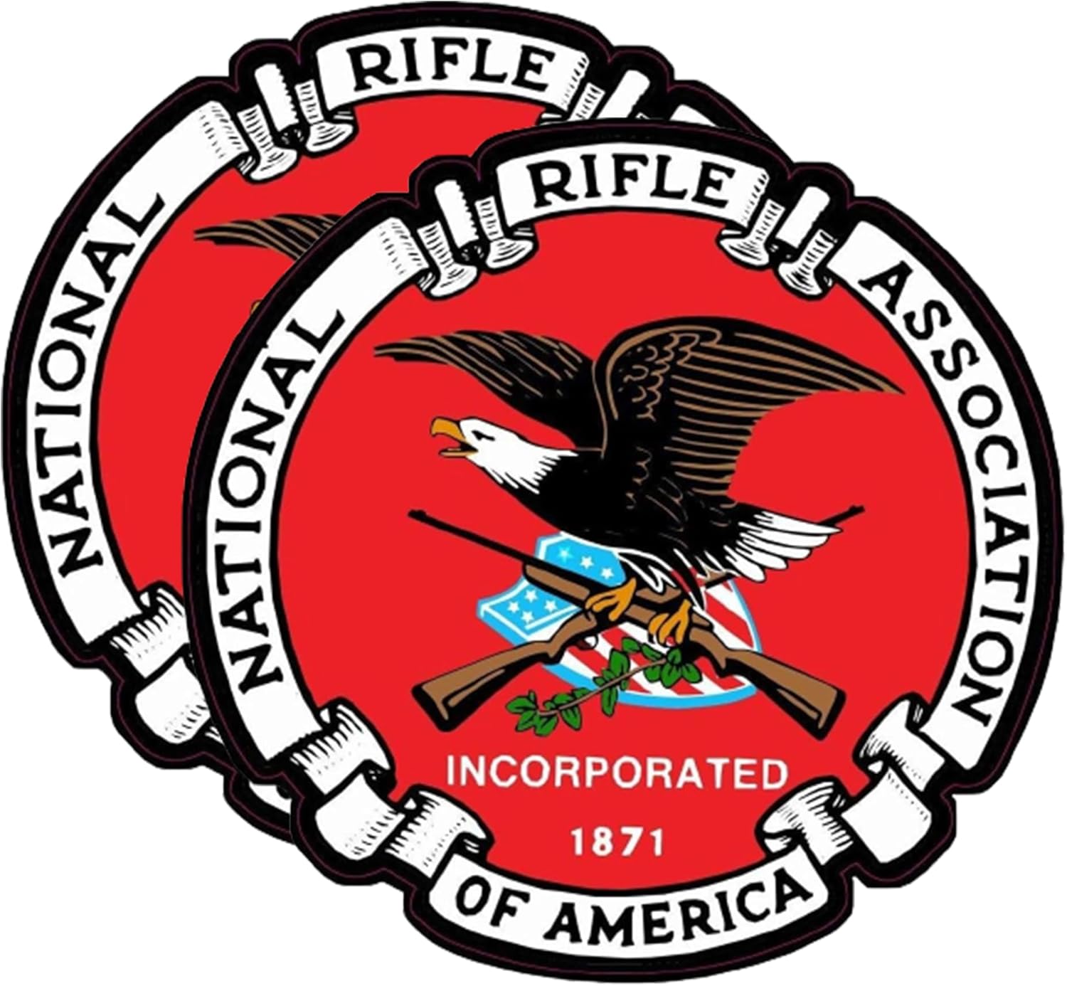 Amazon.com - eDesign 2-Pack NRA National Rifle Association Sticker 2nd ...