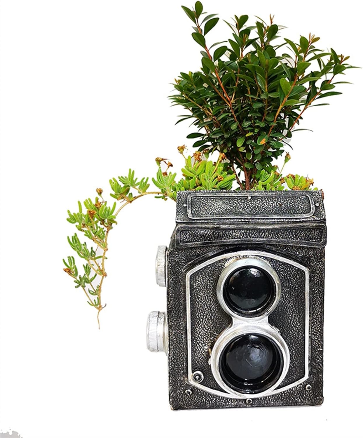 LANALY Mini Camera Planter Pots Retro Creative Plant Pots for Flowers ...