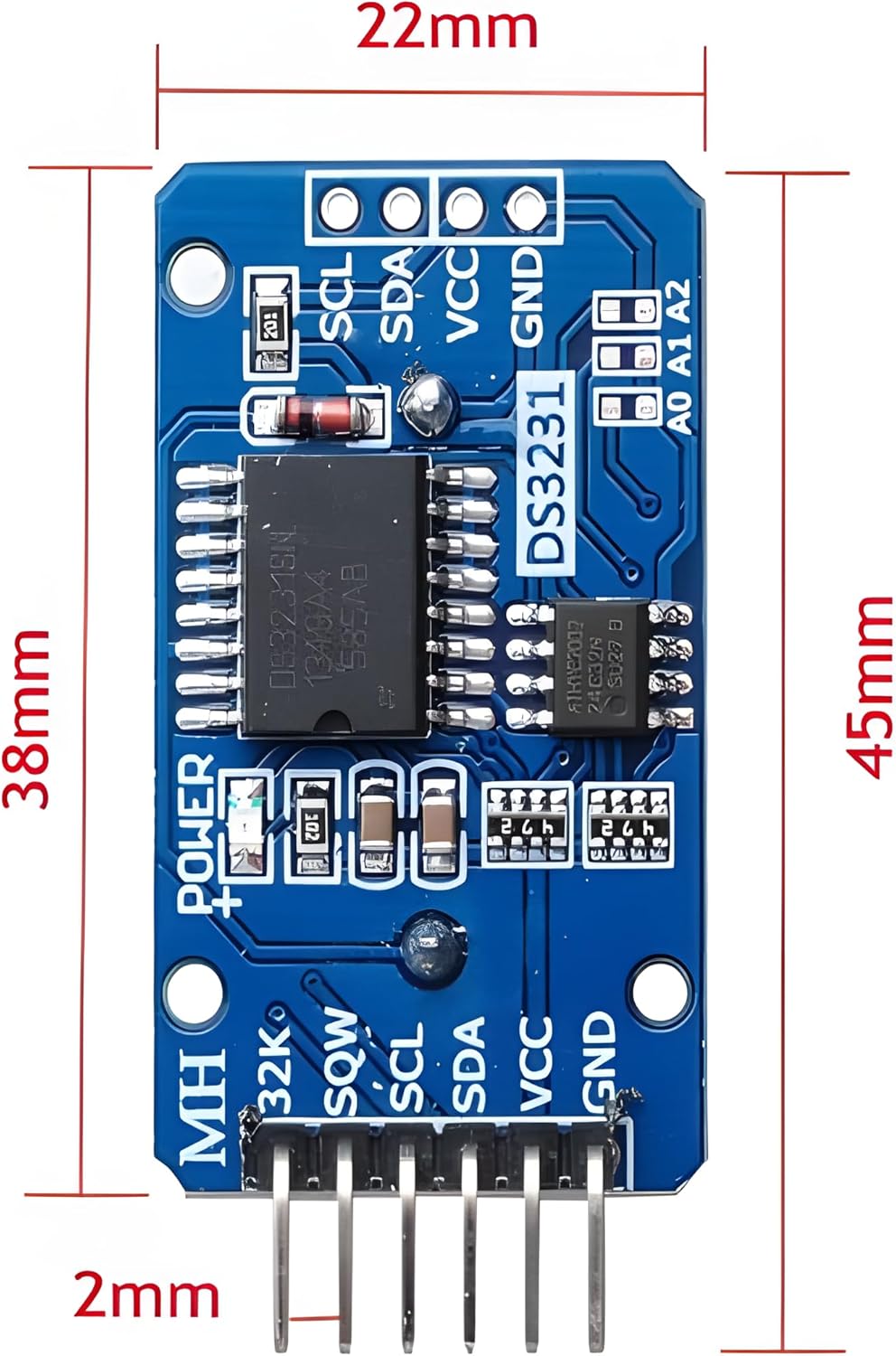 5Pcs DS3231 AT24C32 IIC RTC Clock Module High Philippines | Ubuy