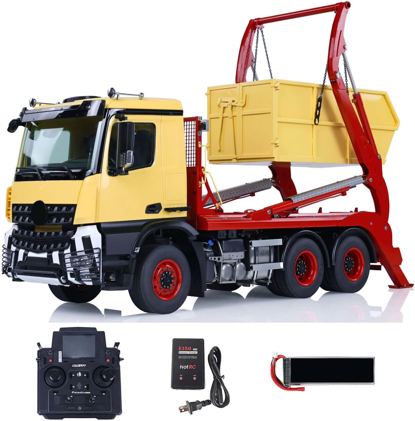 1/14 RC Hydraulic Skip Loader Model for VL18U K3363 Metal Swing Arm ...