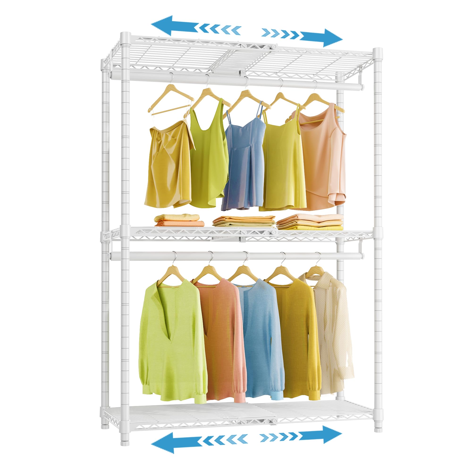 Amazon.com: VIPEK X1 Expandable Clothes Rack Heavy Duty Adjustable from ...