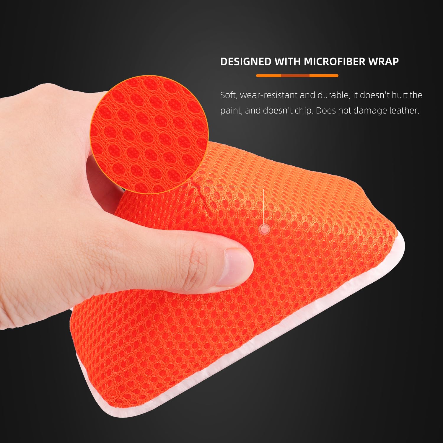 Snapklik.com : Car Interior Scrubbing Sponge, 10 Pack Triangle Car Wash ...