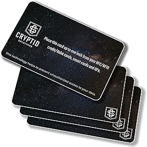 Amazon.com: Cryptid Solutions RFID Blocking Cards 4 Pack - Slim ...