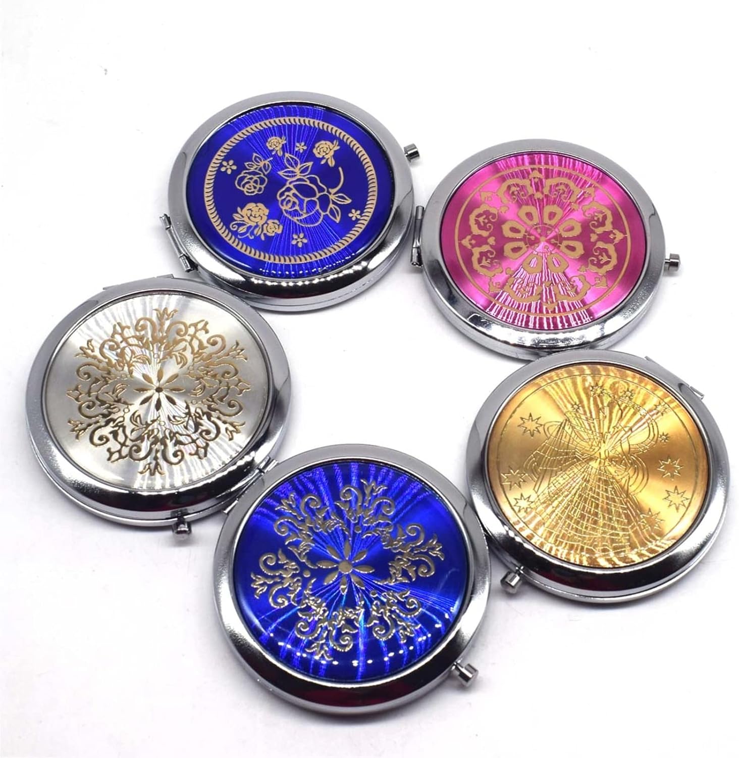 KOWMhzj Handheld Mirror Portable Mirror Folding Mirror Gifts Rose ...