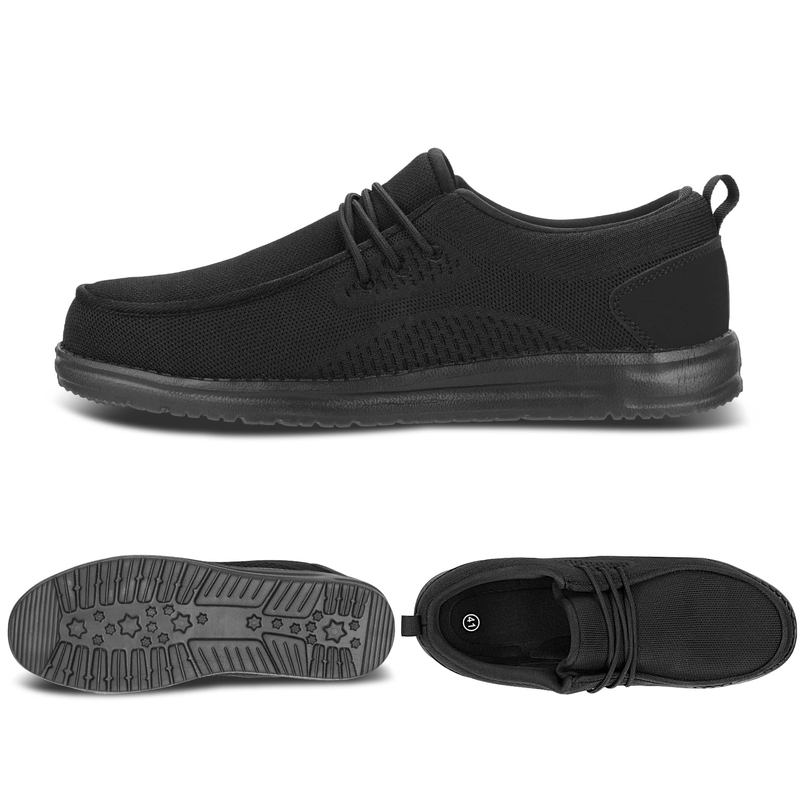 Snapklik.com : Steel Toe Shoes For Men Safety Work Loafers Puncture ...