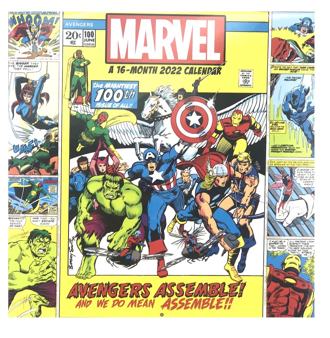 Buy Trends International 2022 Marvel Avengers Original Comic Book Art ...