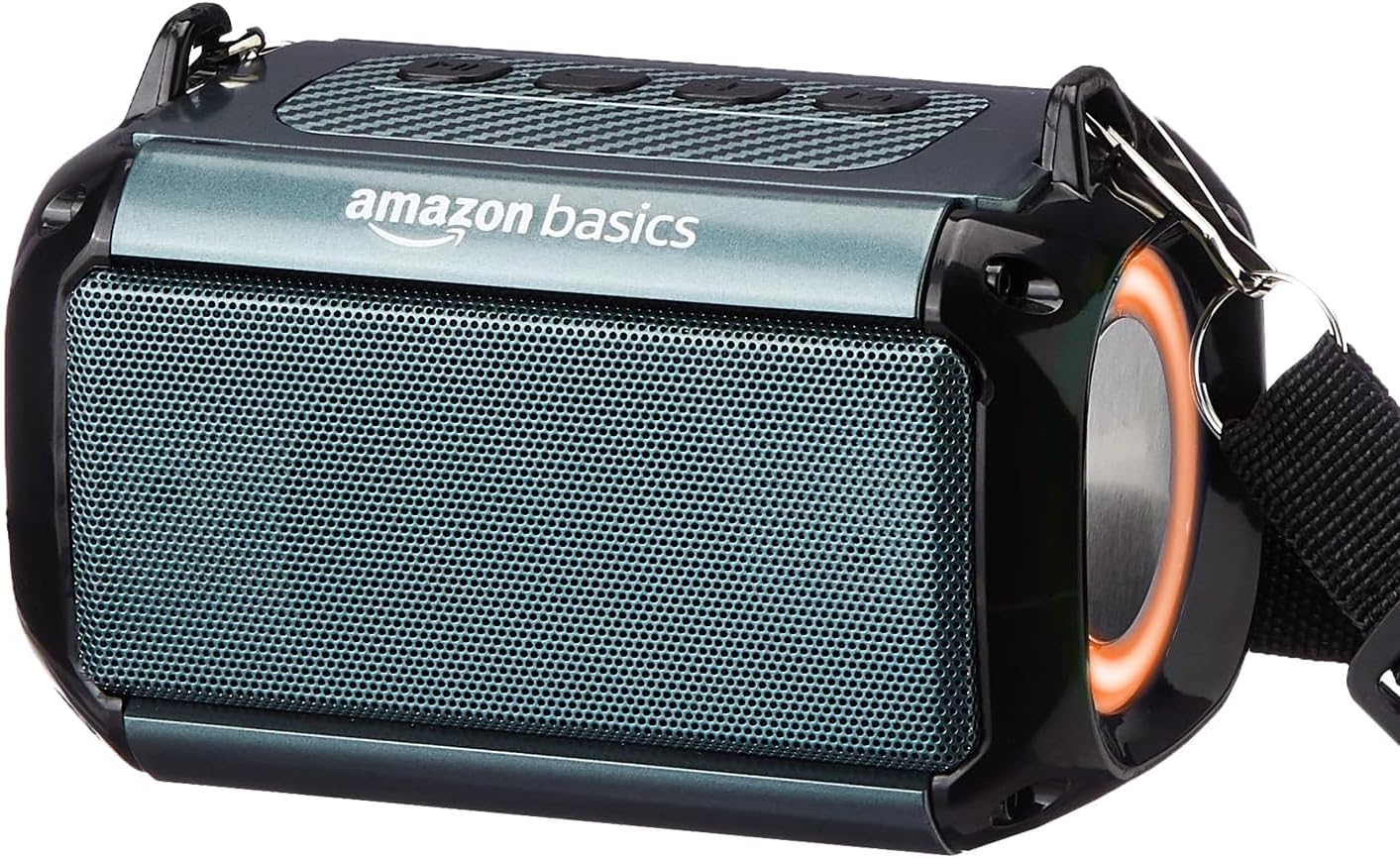 amazon basics Bluetooth 9W Speaker, with TWS Function, Powerful Bass ...