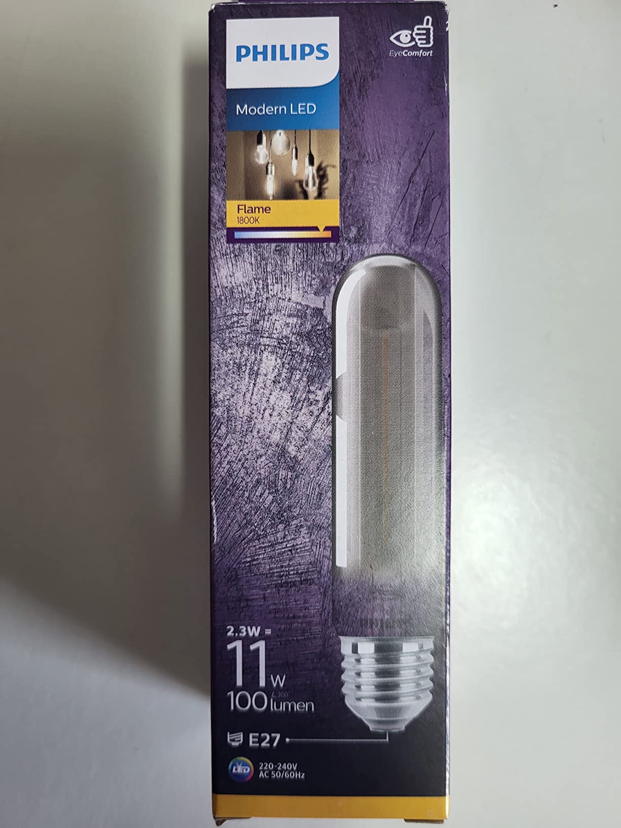 Philips LED Premium Smoky Light Stick T32 Bulb [E27 Edison Screw] 2.3W ...